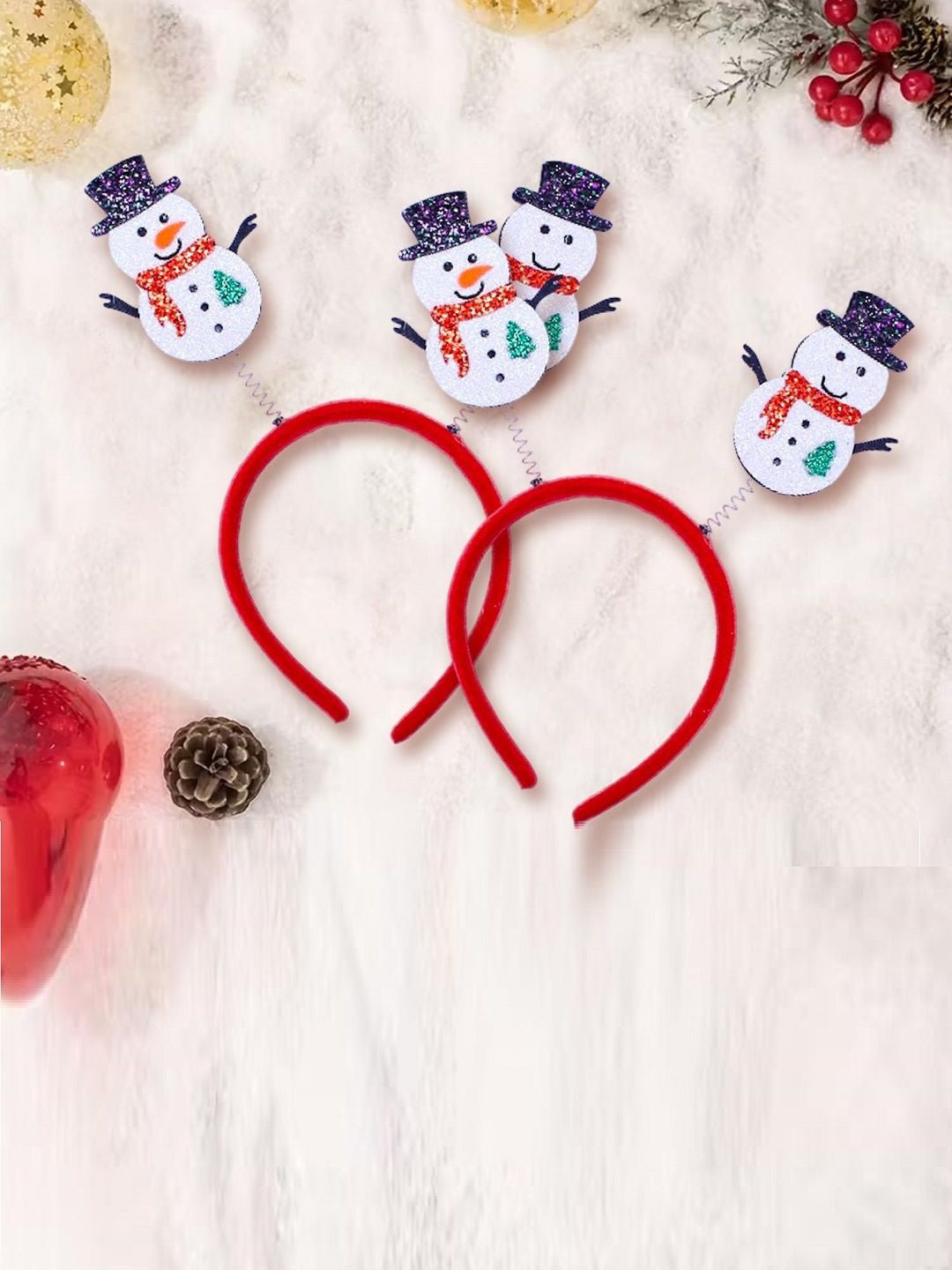Buy | Christmas Headbands Cute Spring Snowman | Tied Ribbons