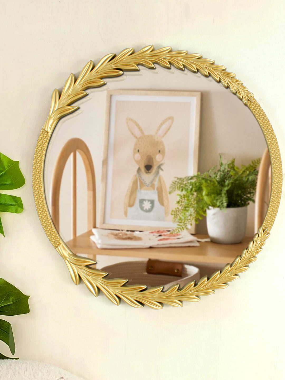Buy | Decorative Framed Wall Mirror | Tied Ribbons
