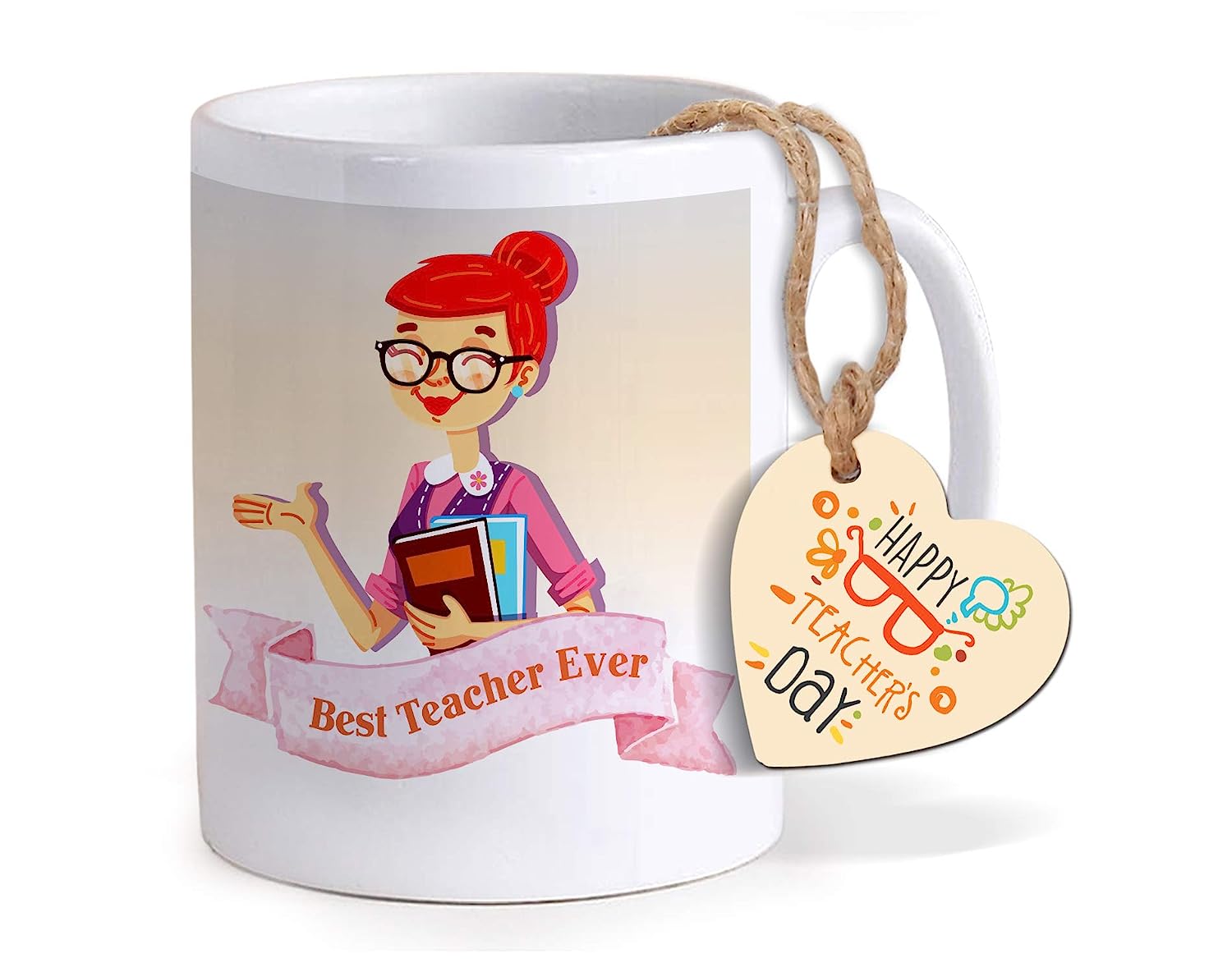 Buy | Teachers Day Precious Best Teacher Ever | Tied Ribbons