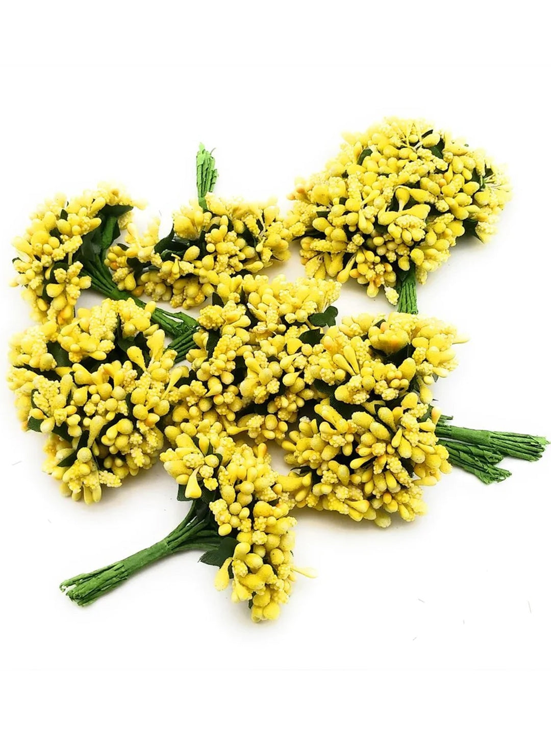 Buy | Set of 12 Pollen Artificial Flowers and Plants | Tied Ribbons