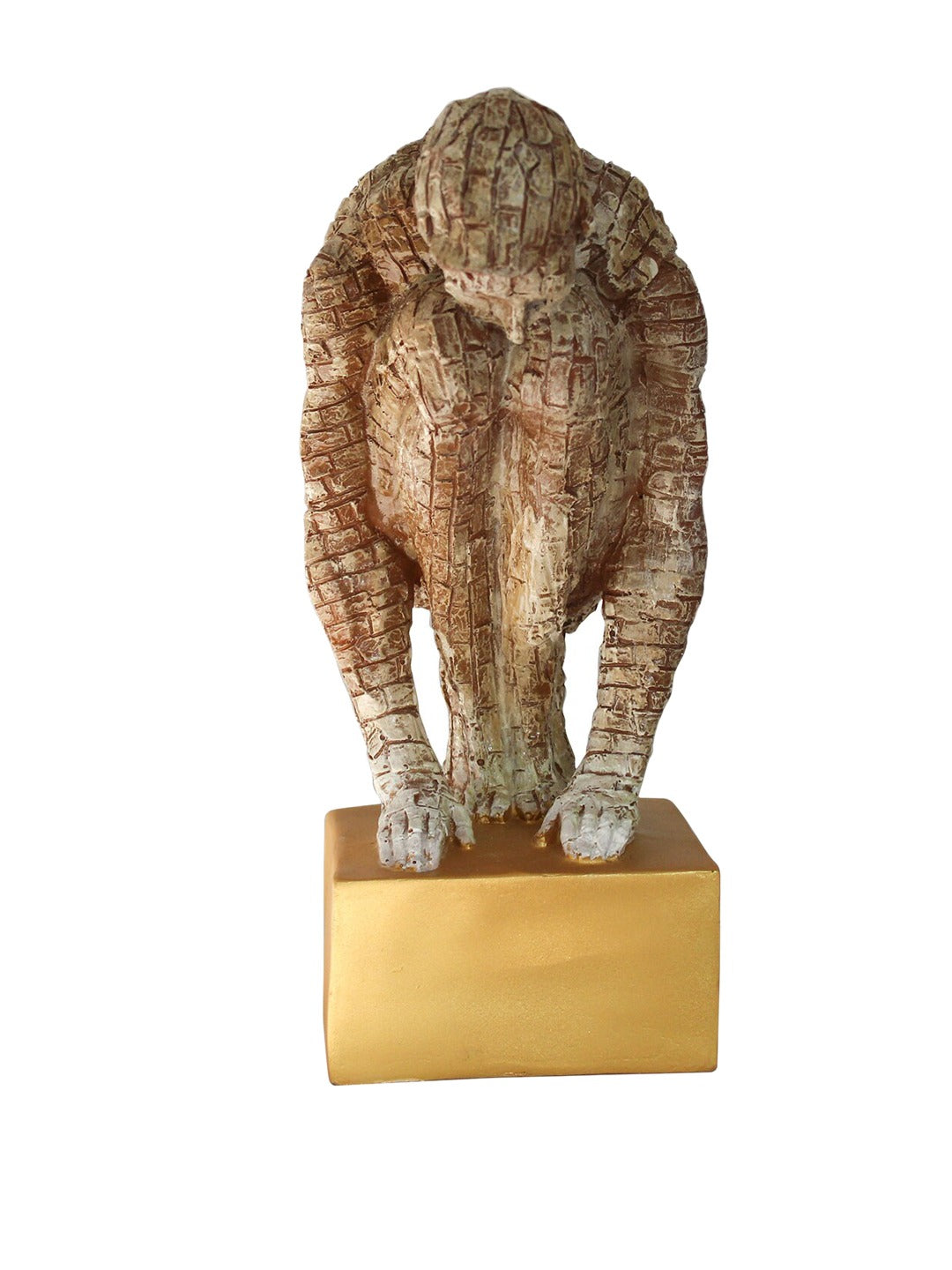 Buy | Beige Thinking Man Idol Statue Decorative | Tied Ribbons