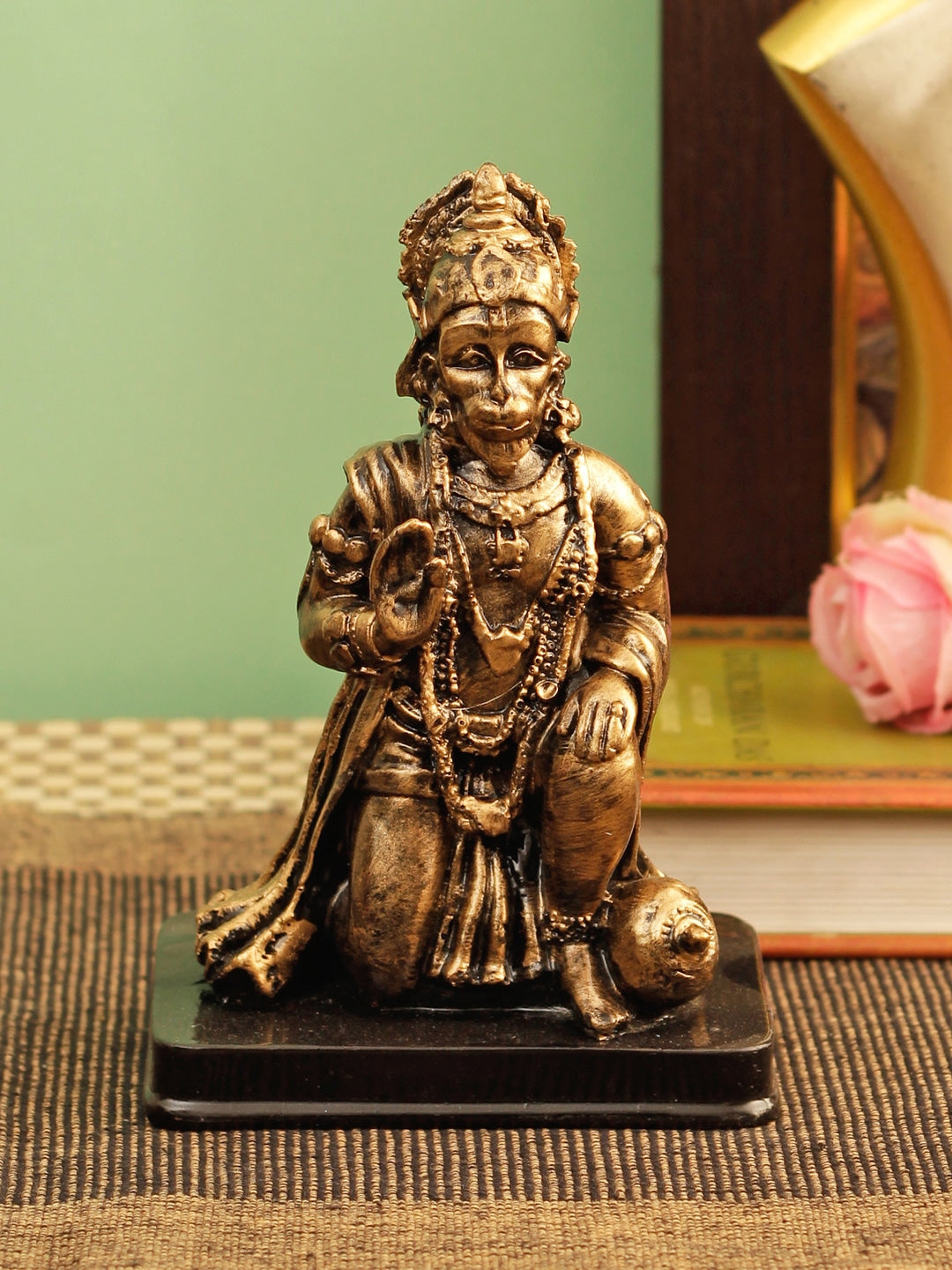 Buy | Brown & Black Lord Hanuman Figurine | Tied Ribbons