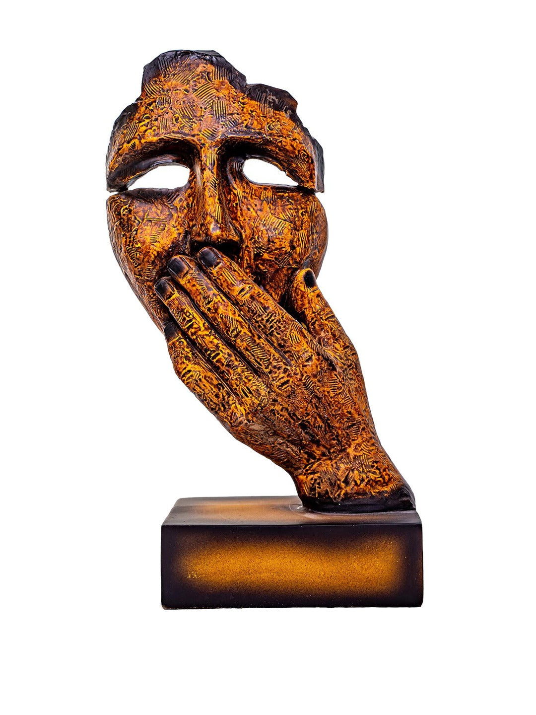 Buy | Decorative Human Face Statue | Tied Ribbons