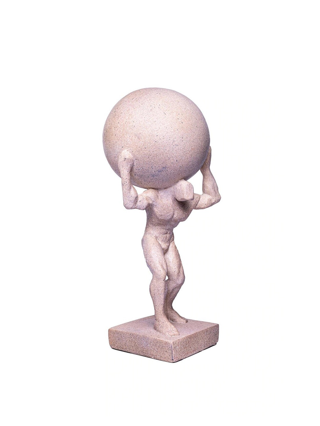 Buy | Man Carrying Earth Abstract Statue | Tied Ribbons