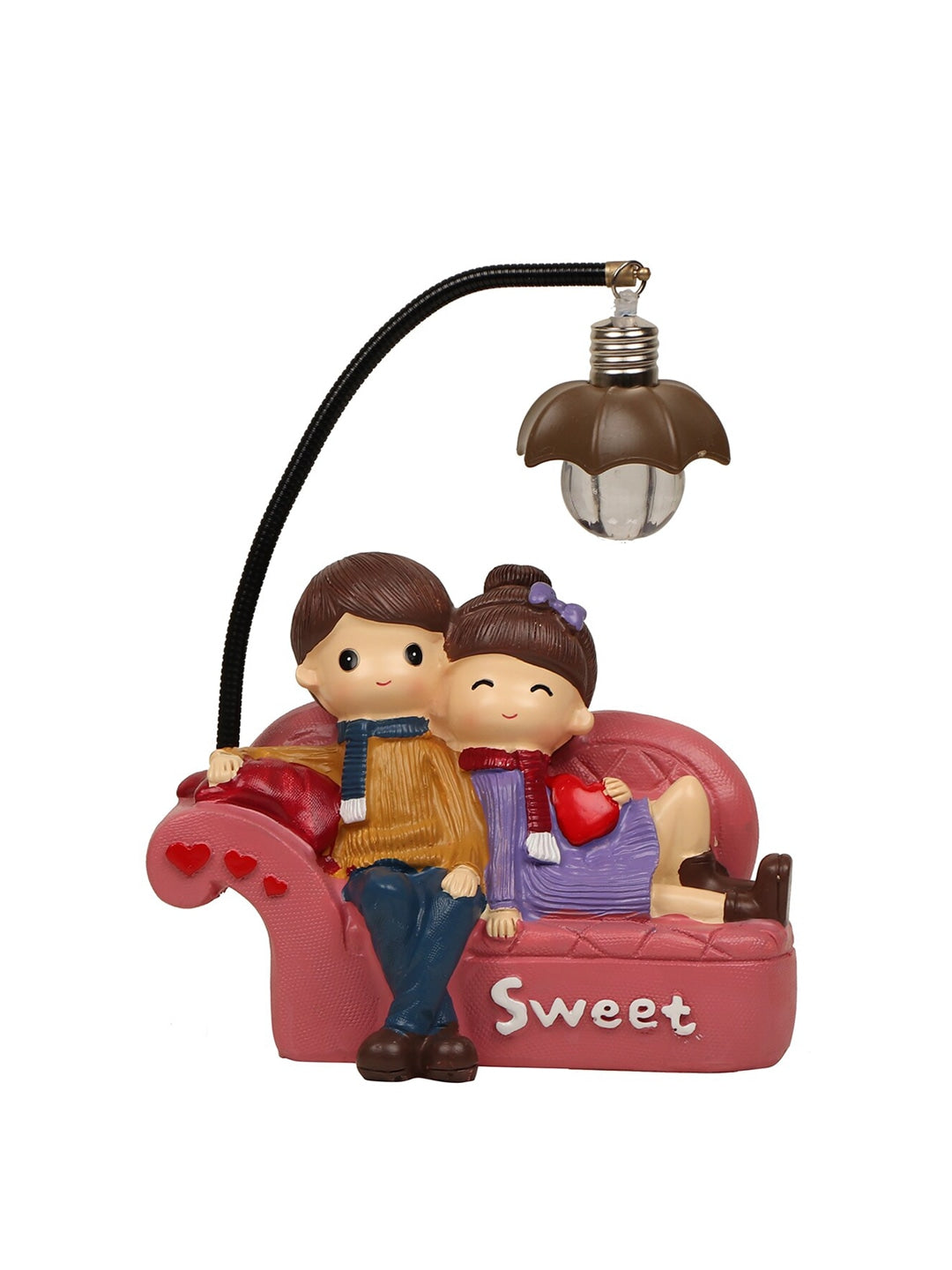 Buy | Multi Coloured Romantic Couple Showpiece | Tied Ribbons