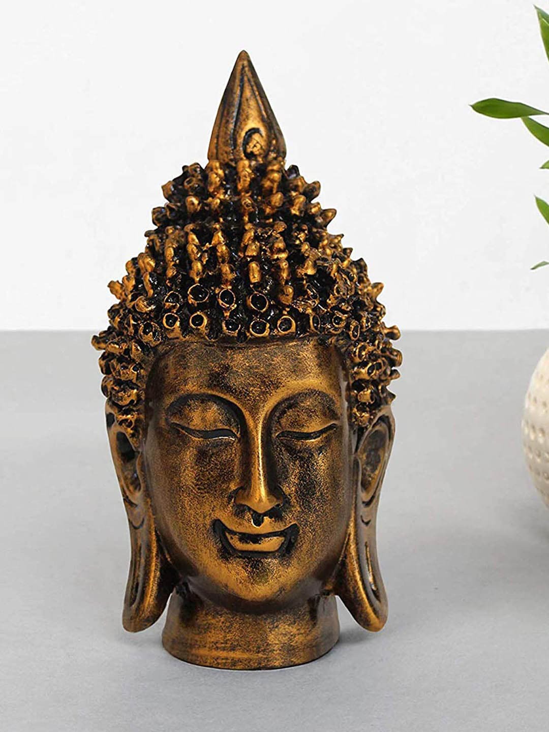 Buy | Multi Decorative Buddha Head with Tray, Candle Holder and ...