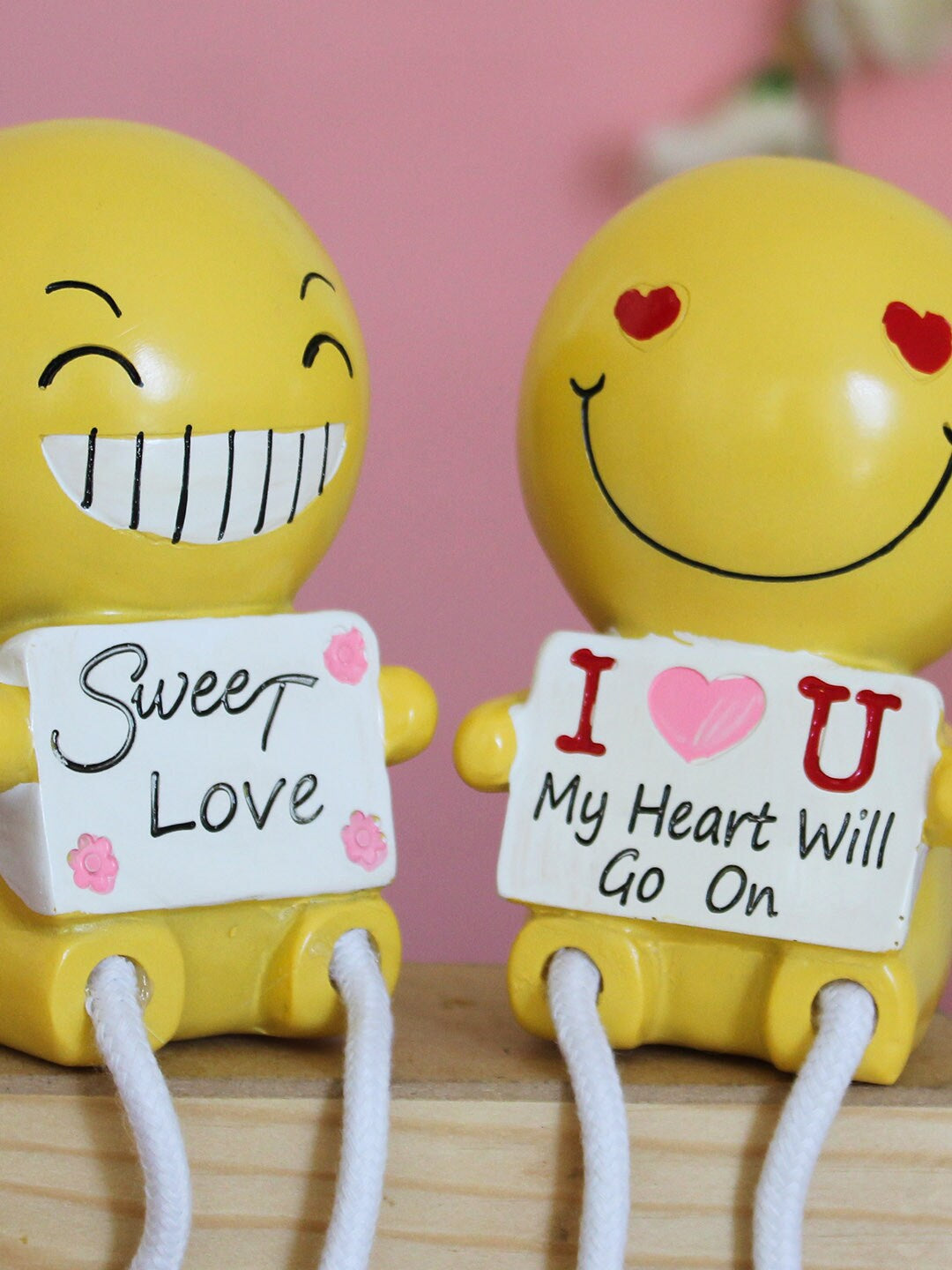 Buy | Set Of 2 Multicoloured Smiley Long Leg Couple | Tied Ribbons