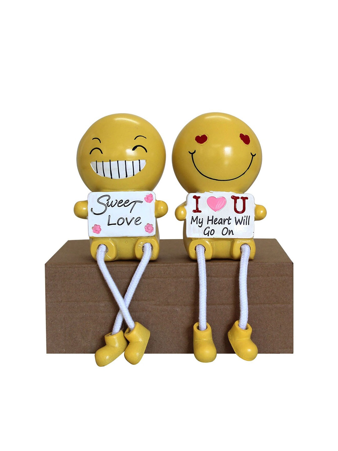 Buy | Set Of 2 Multicoloured Smiley Long Leg Couple | Tied Ribbons