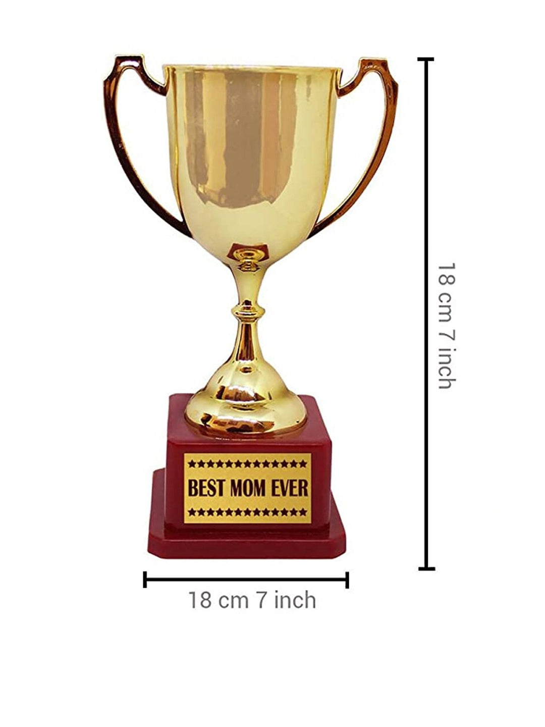 Buy | Mother's Day Trophy with Card | Tied Ribbons