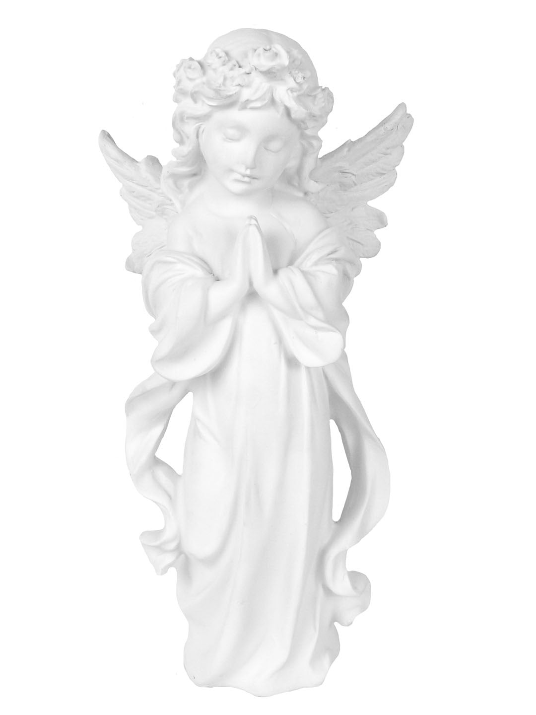 Buy | White Angel with Wings Figurine | Tied Ribbons