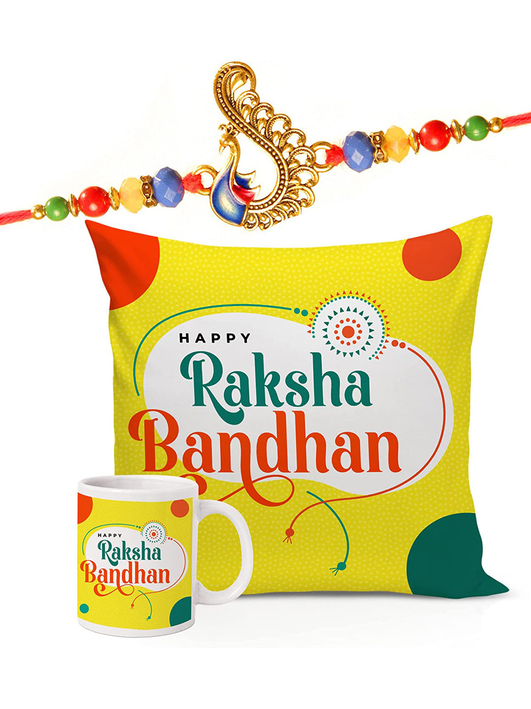Buy | Raksha bandhan Rakhi Thread with Cushion Filler (12 x 12 Inch ...